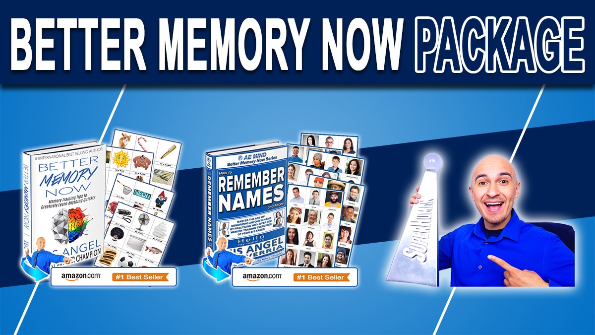 Better Memory Now and Names Book Package | AE Mind