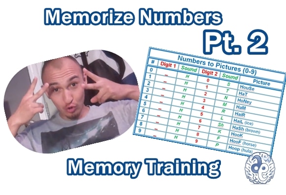 How to Memorize Numbers Pt.2 | Numbers 0-9 | Memory Training | AE Mind