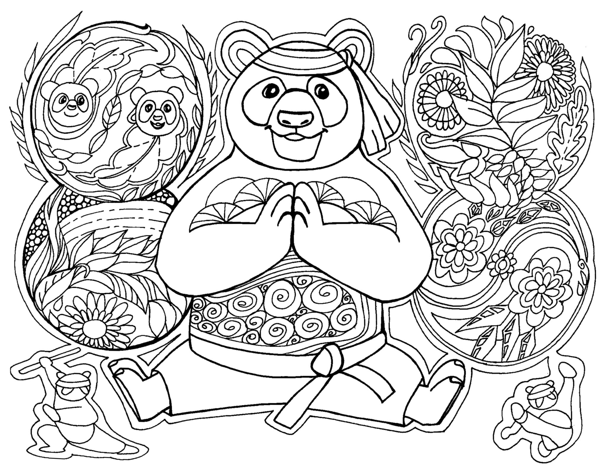 Adult-Coloring-Pages-Book-Panda-Designs-free-printable-color-panda ...